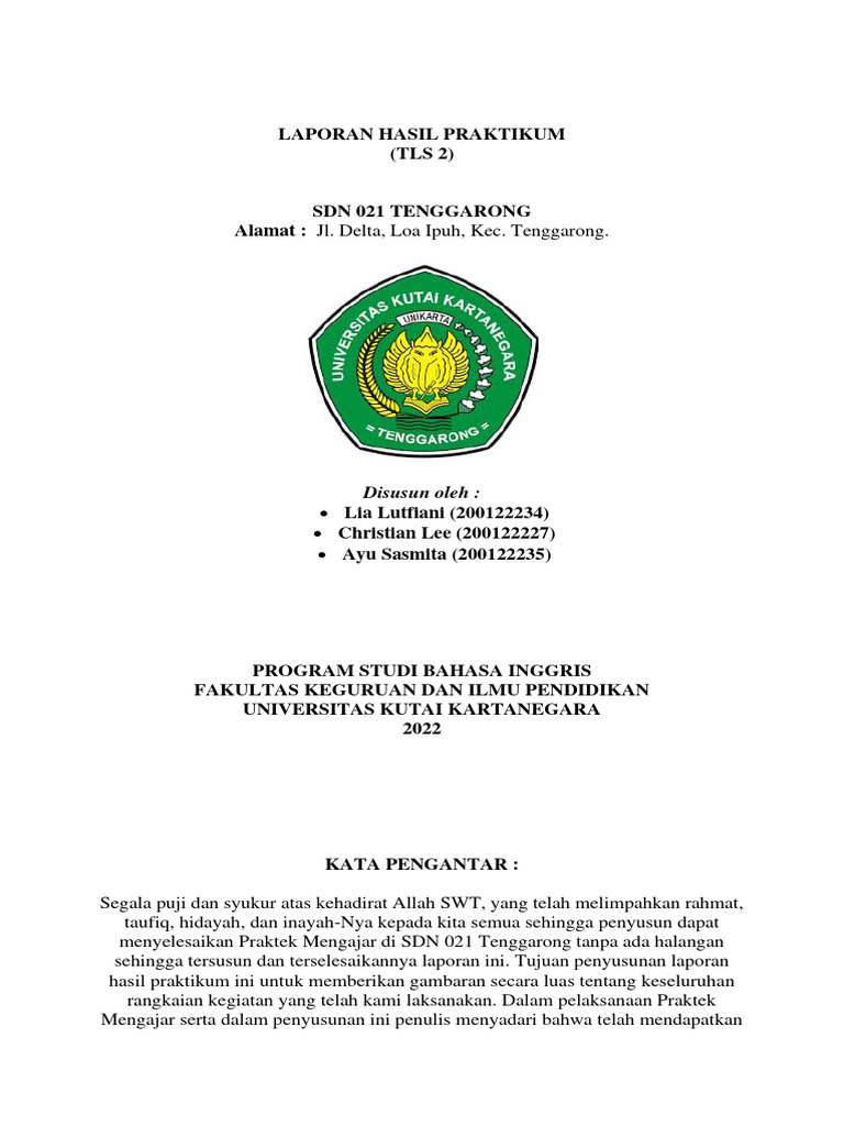 Kelompok 3-Laporan Hasil Praktikum TLS 2 | PDF | Karier & Perkembangan
