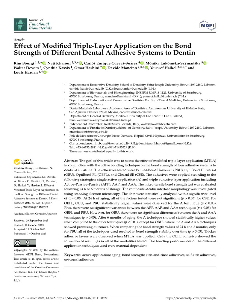 JFB 14 00522 | PDF | Adhesive | Microscope