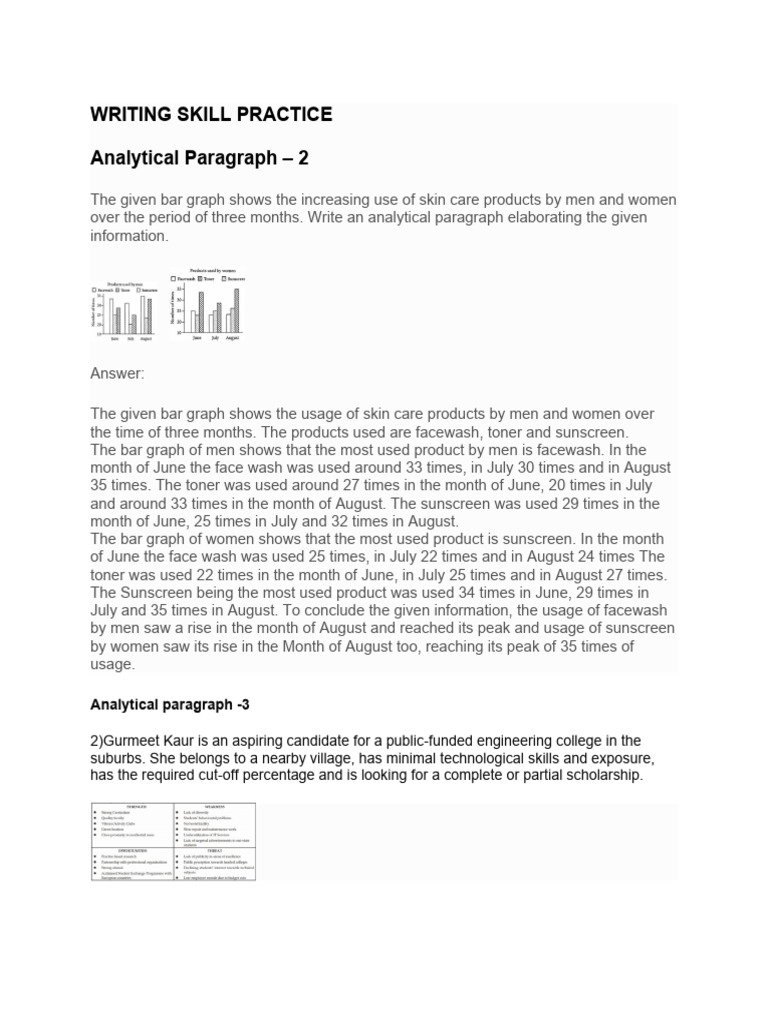 Analytical Writing for Students | PDF | Feeling | Psychology