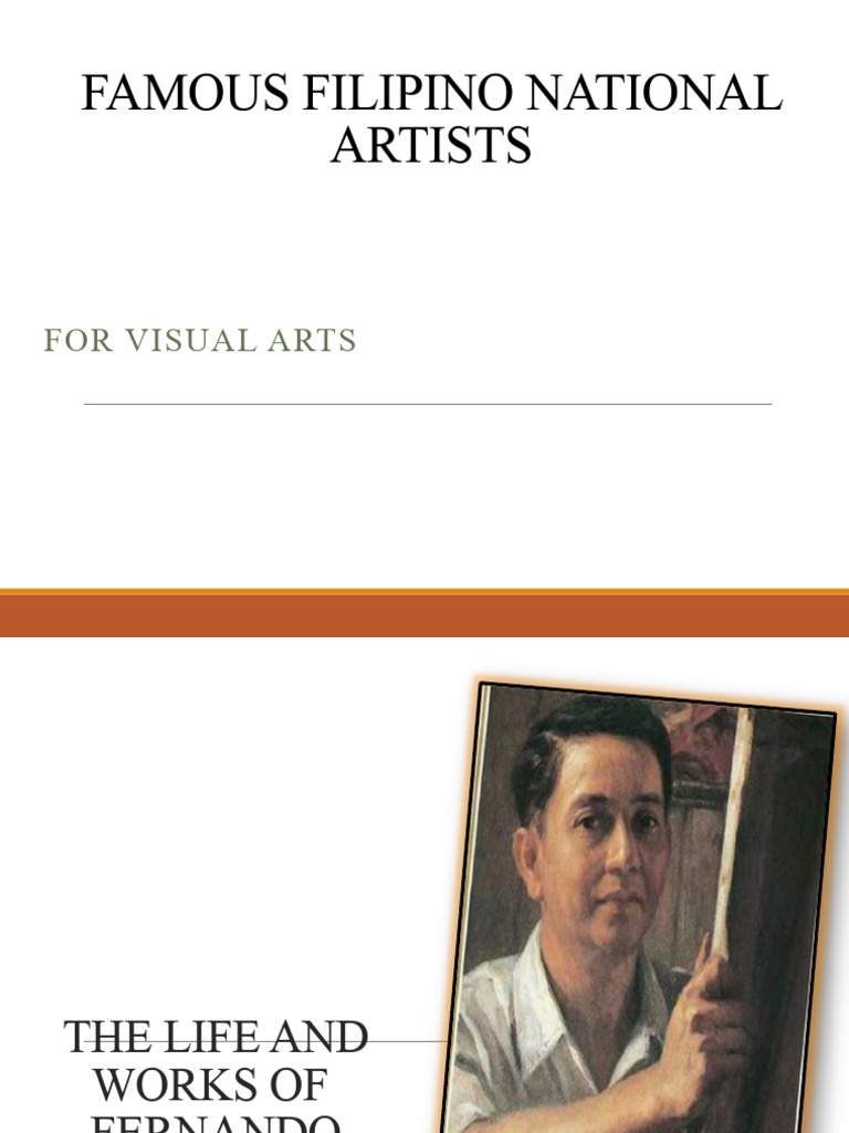 Filipino National Artists For Visual Arts | PDF | Philippines