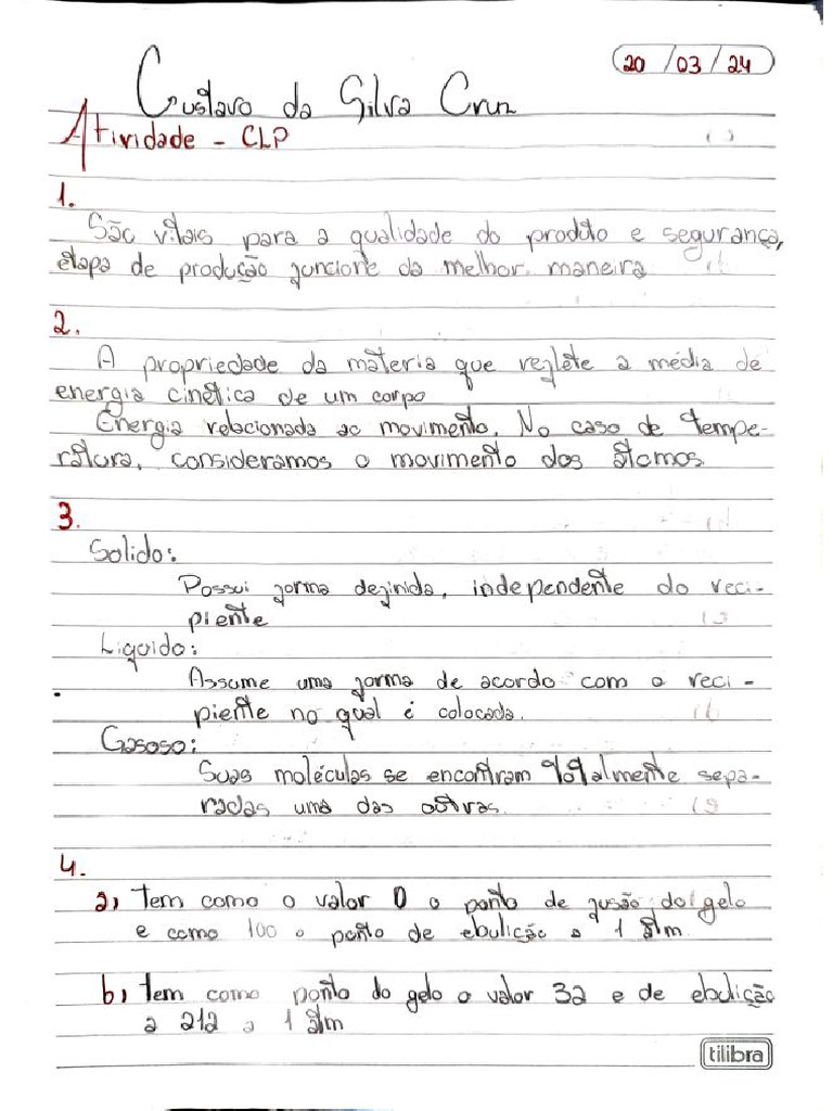 Atividade Clp | PDF Atividade Clp | PDF