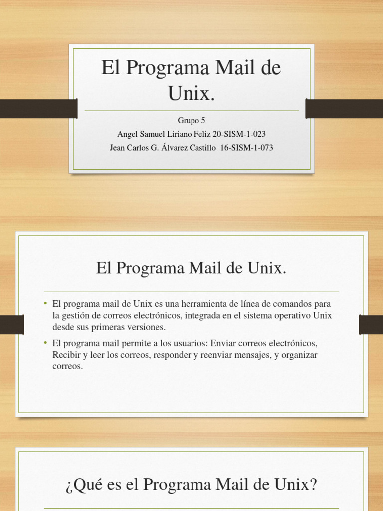 El Programa Mail de Unix | PDF | Programa de computadora | Programación