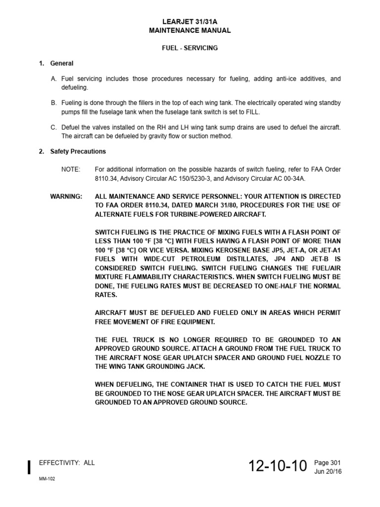 12-10-10 Serv Fuel | PDF | Aerial Refueling | Jet Fuel