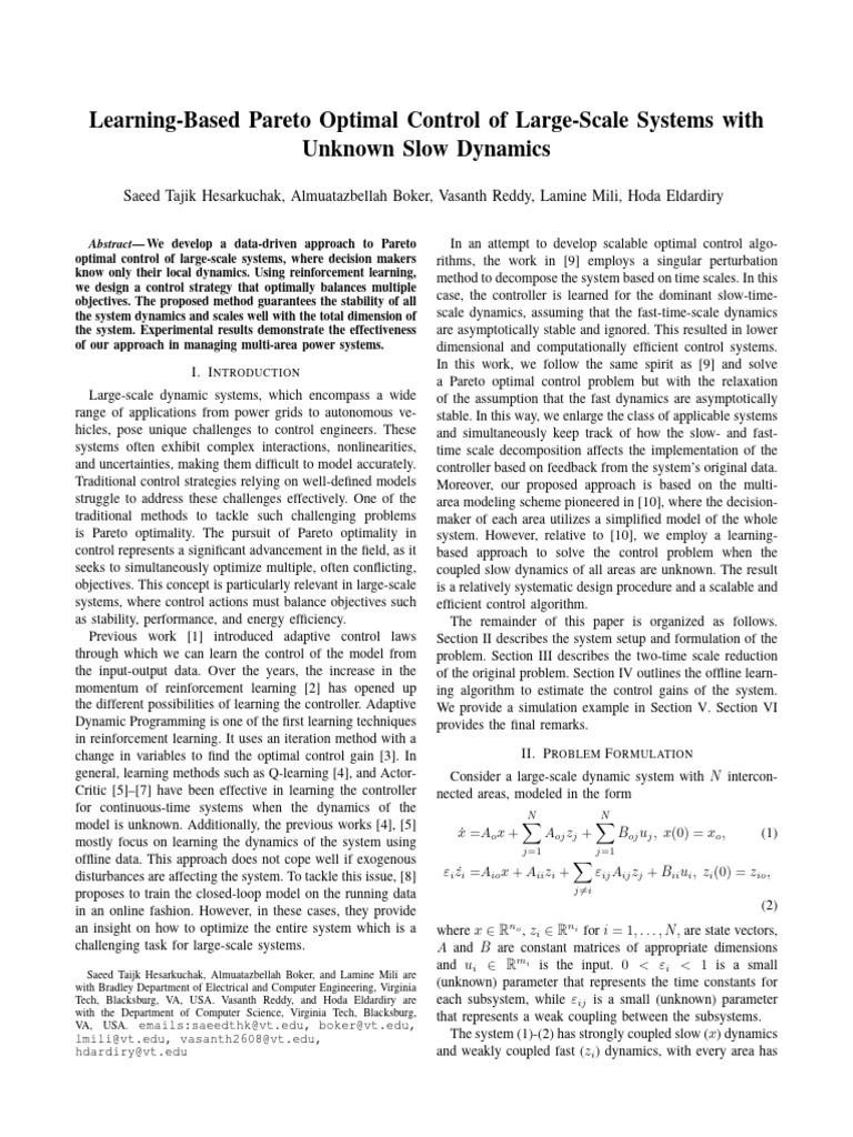Data Driven Control of Large Scale Systems (1) 240720 220740 | PDF ... Data Driven Control of Large Scale Systems (1) 240720 220740 | PDF ...