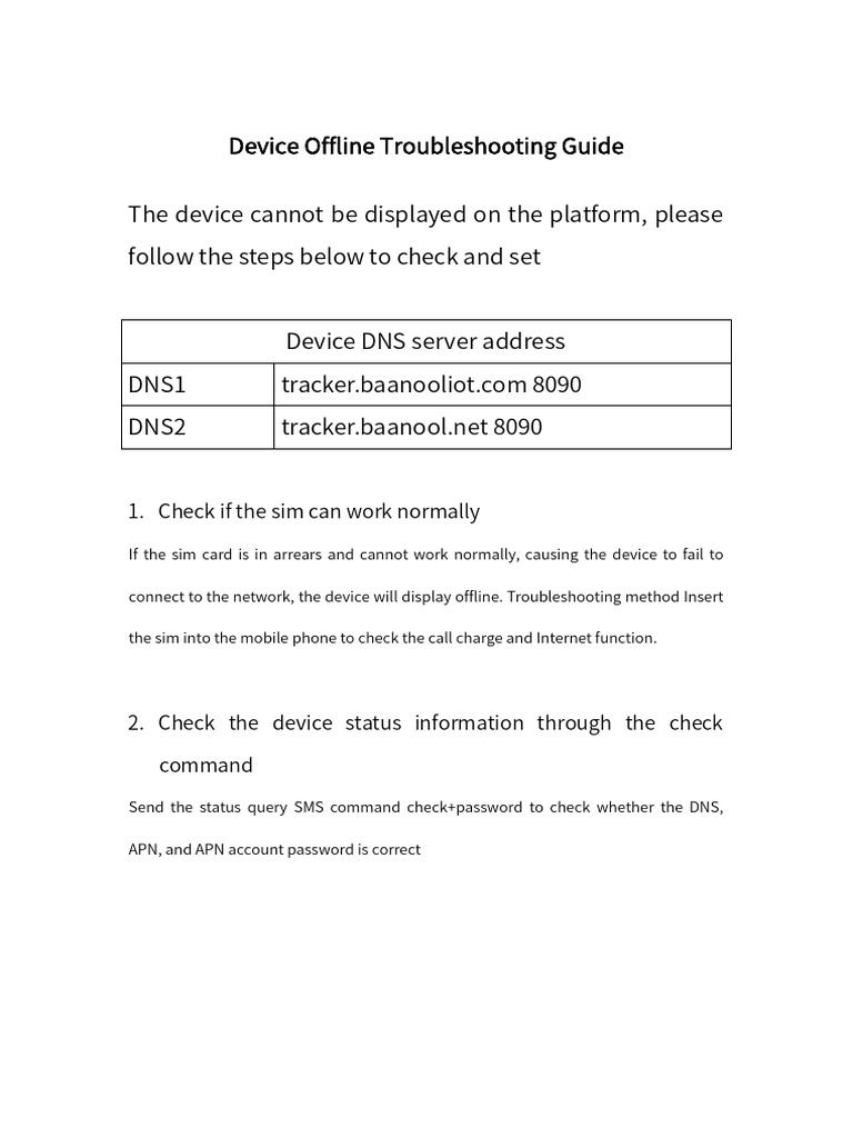Unable To Connect To The Platform Troubleshooting | PDF | Domain Name ...
