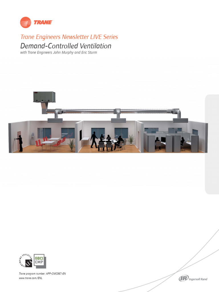 Demand-Controlled Ventilation: Trane Engineers Newsletter LIVE Series | PDF | Ventilation ...