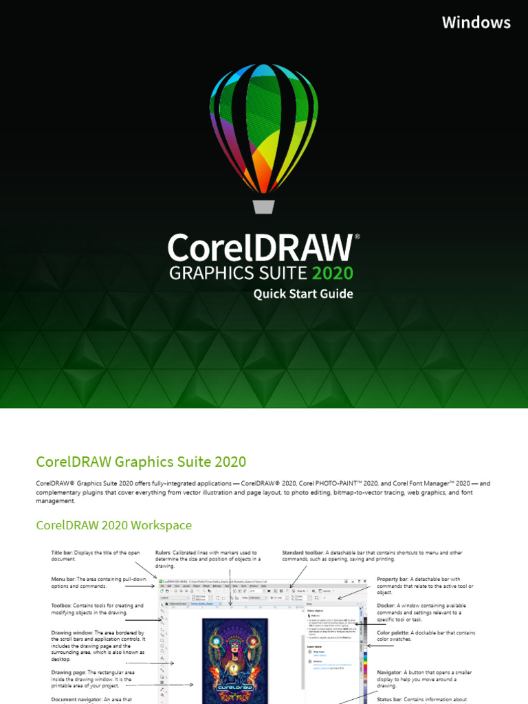 CorelDRAW Graphics Suite 2020 | PDF | Shape | Adobe Illustrator