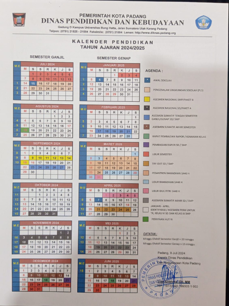 Kalender Pendidikan | PDF