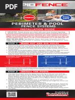 Colorbond Steel Fence Installation Guide | PDF | Materials