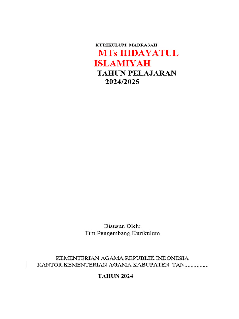 KOM MTS 2024-2025 | PDF