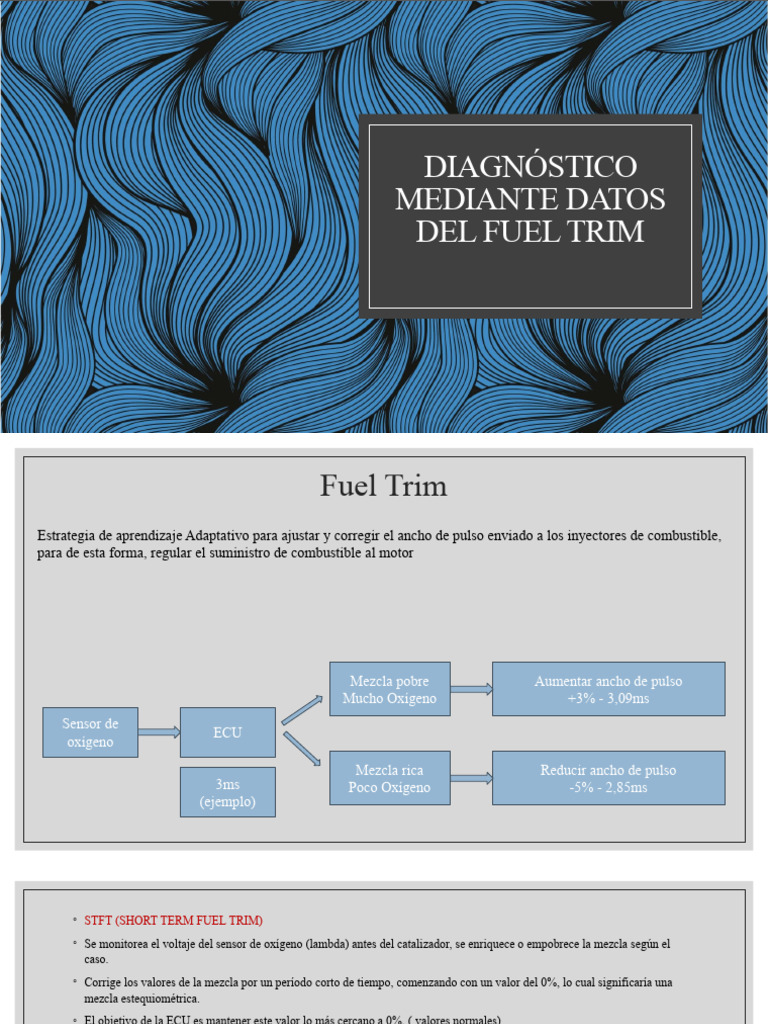 Diagnóstico de Fuel Trim y Fallas Automotrices | PDF | Inyección de combustible