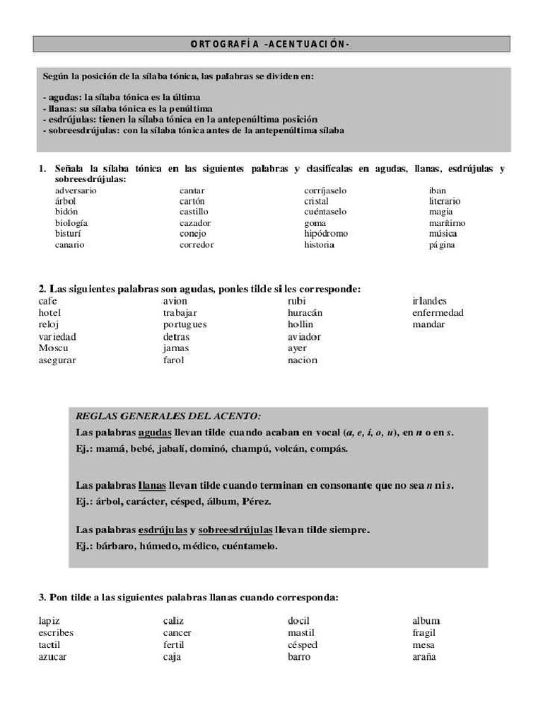 Familia de Palabras Ejemplo | PDF