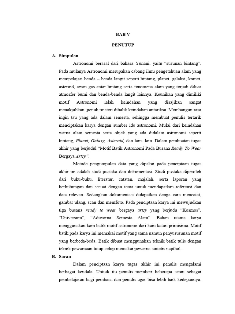 Devi Anggraeni 2022 BAB V | PDF | Ilmu Sosial