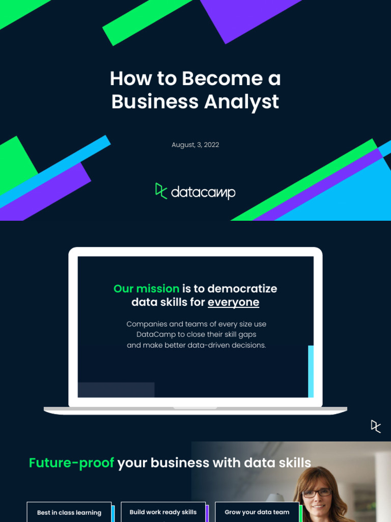 How To Become A Business Analyst | PDF | Data Analysis | Data