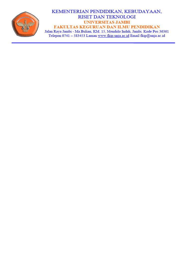 Kop Surat FKIP | PDF
