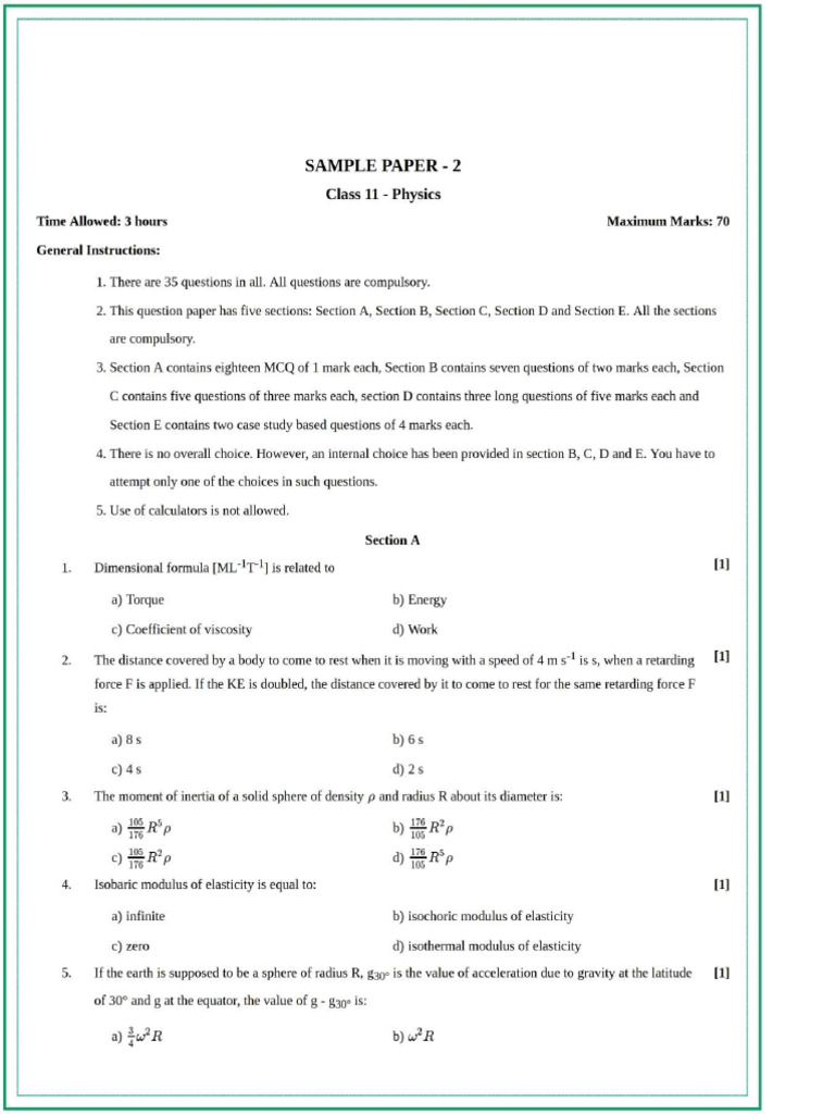 Phy 1 | PDF