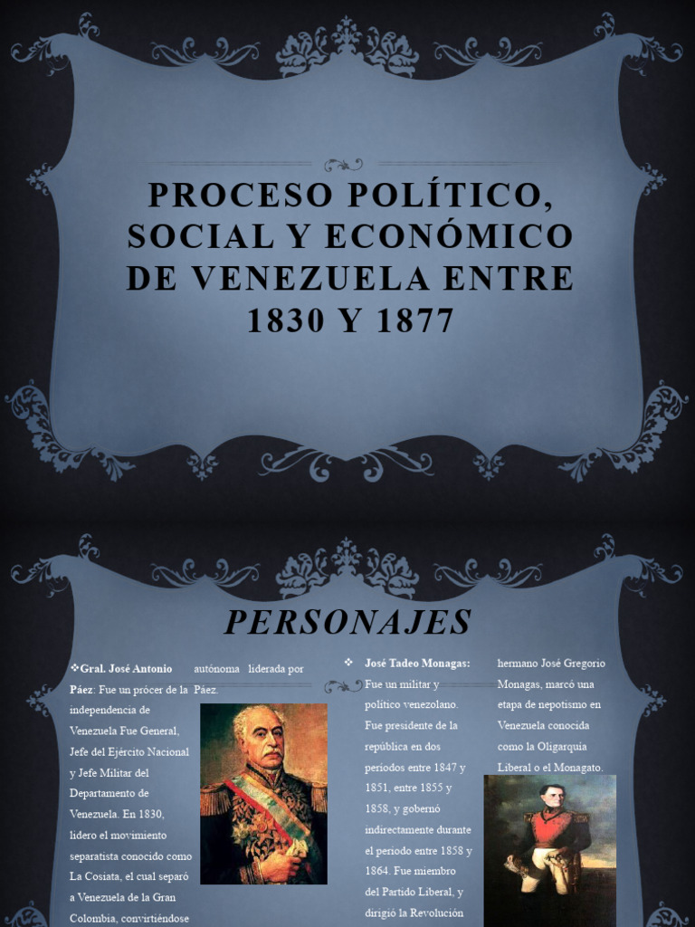 Proceso Político,Social y Economico de Venezuela Powerpoint | PDF ...