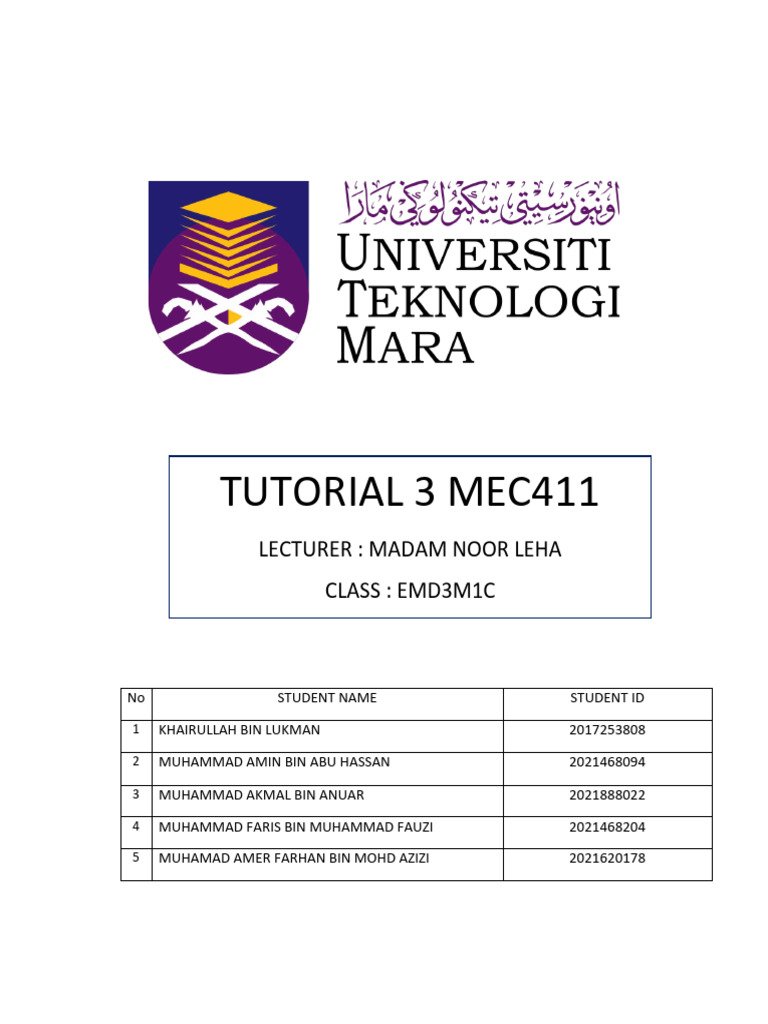 Tuto3 Mec411 Emd3m1c | PDF