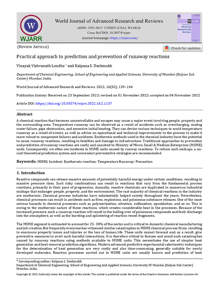 MTSR Example Sheet | PDF | Heat | Chemical Reactions