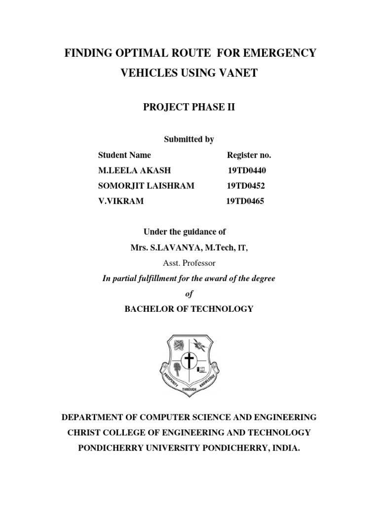 Front Page Format (1) Final All | PDF | Software Testing | Computer Network