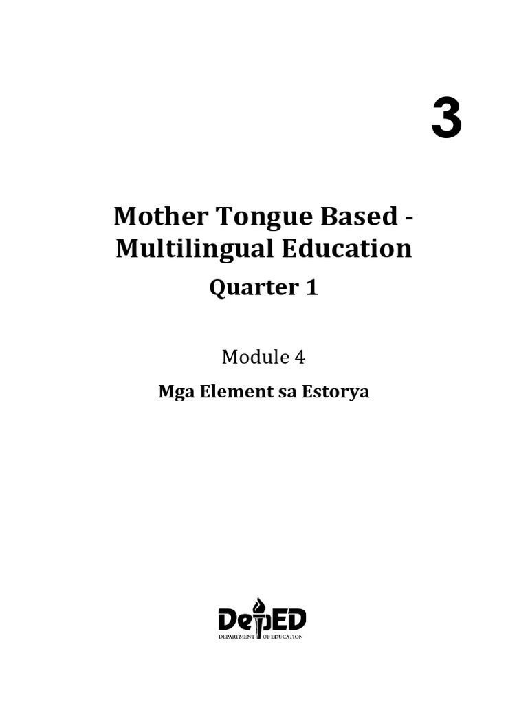 Mother Tongue Based - Multilingual Education: Quarter 1 | PDF