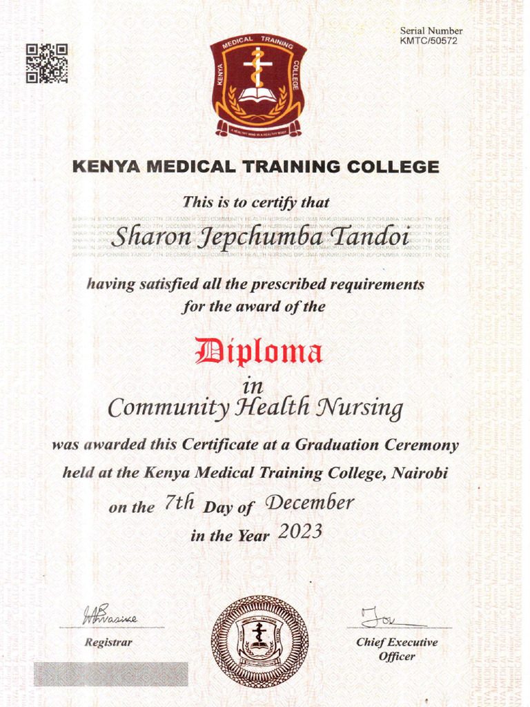 Certificate & Transcripts | PDF