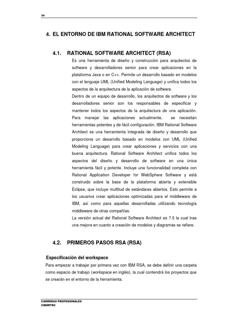 Guia Introduccion A RSA - PDF 01 | PDF | Lenguaje de modelado unificado | Caso de uso