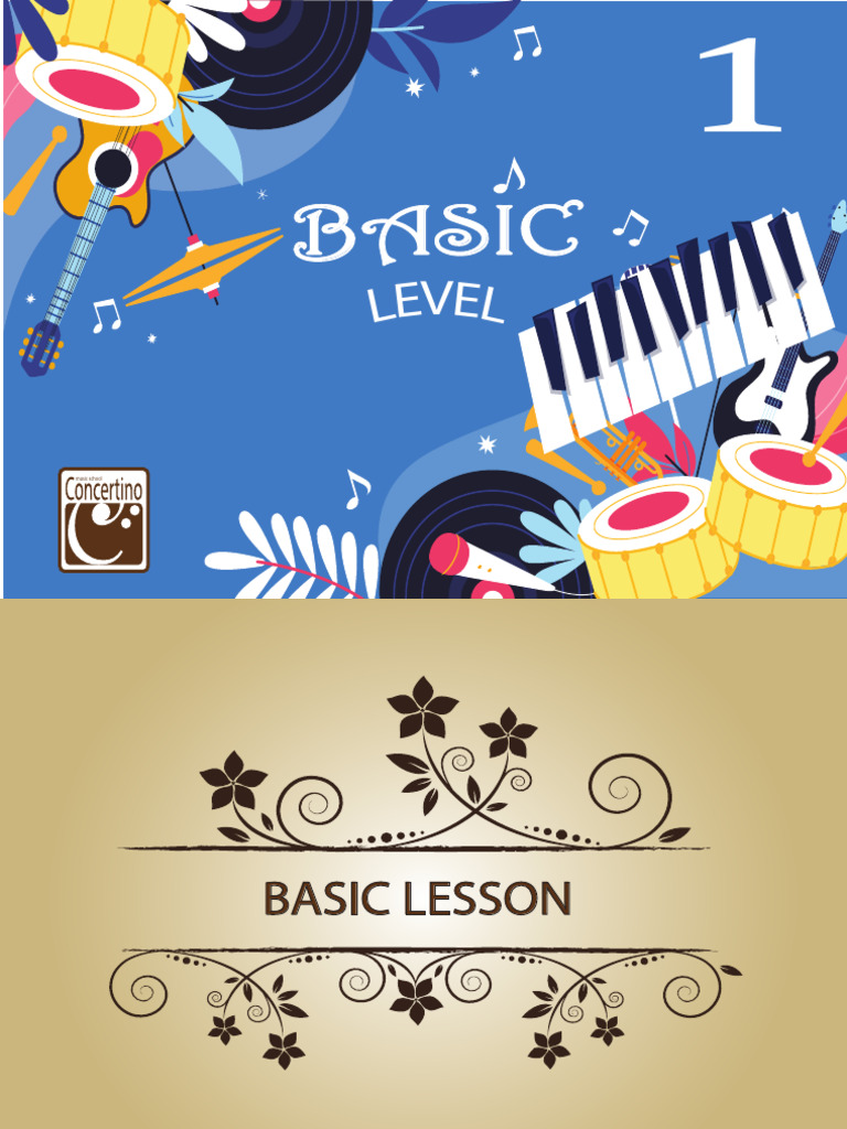 Basic Level 1 | PDF | Musical Compositions | Pitch (Music)