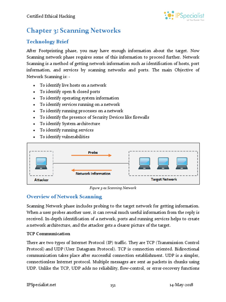 Chapter 3 Scanning Networks | PDF | Transmission Control Protocol | Proxy Server