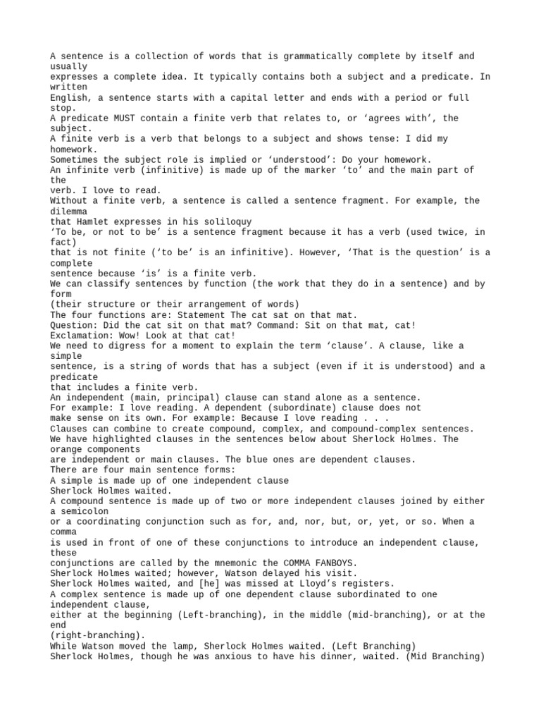 UQx - WRITE101X - 2.2.1.1 Structures of Patterns Sentences Phrases and ...