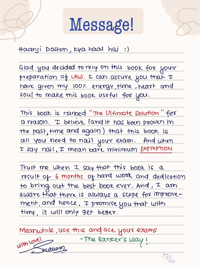 The Ultimate Solution Summary Notes | PDF | Securities (Finance) | Stocks