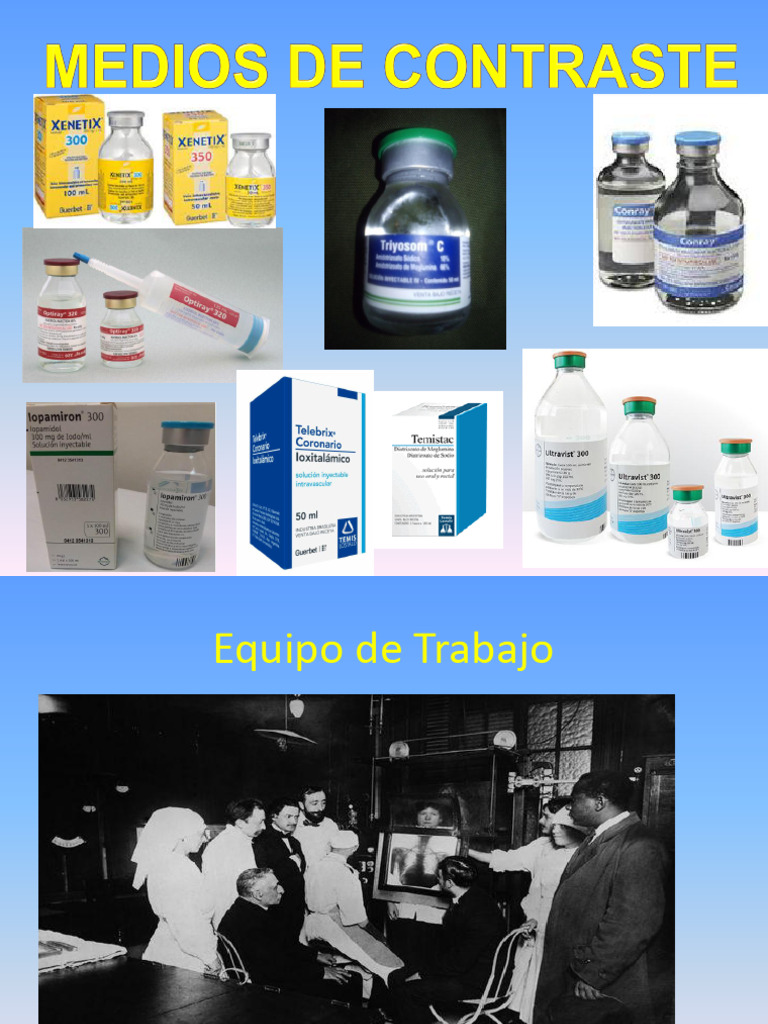 Medios de Contrastes 2023 | PDF | Radiología | Enfermería