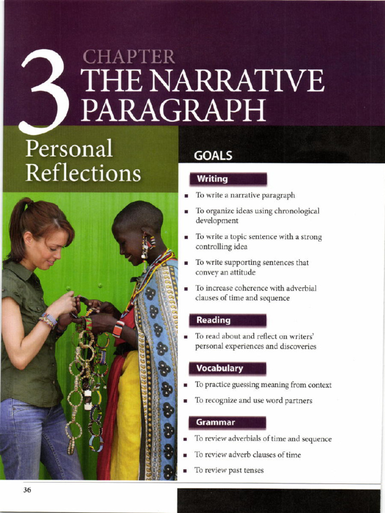 (CT1) Chapter 3 - The Narrative Paragraph | PDF | Adverb | Divorce