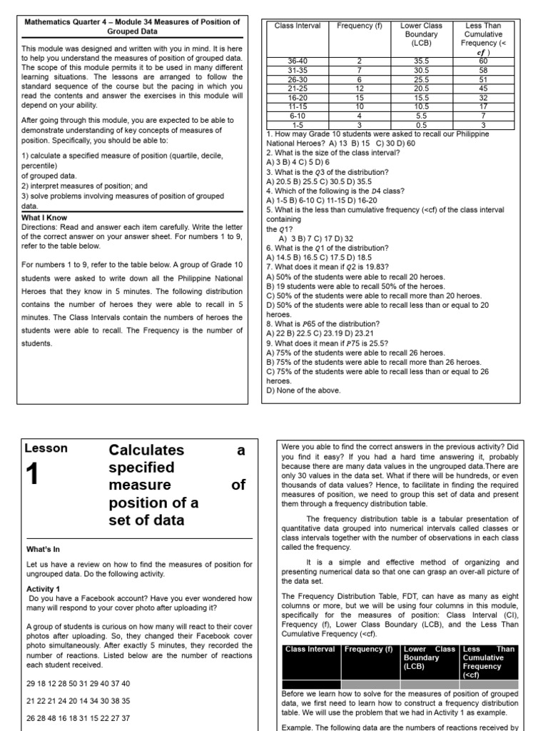 Grade 10 Module | PDF | Telecommunications Engineering