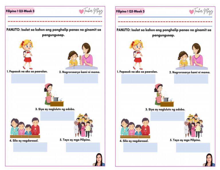 Work Sheet Fil | PDF