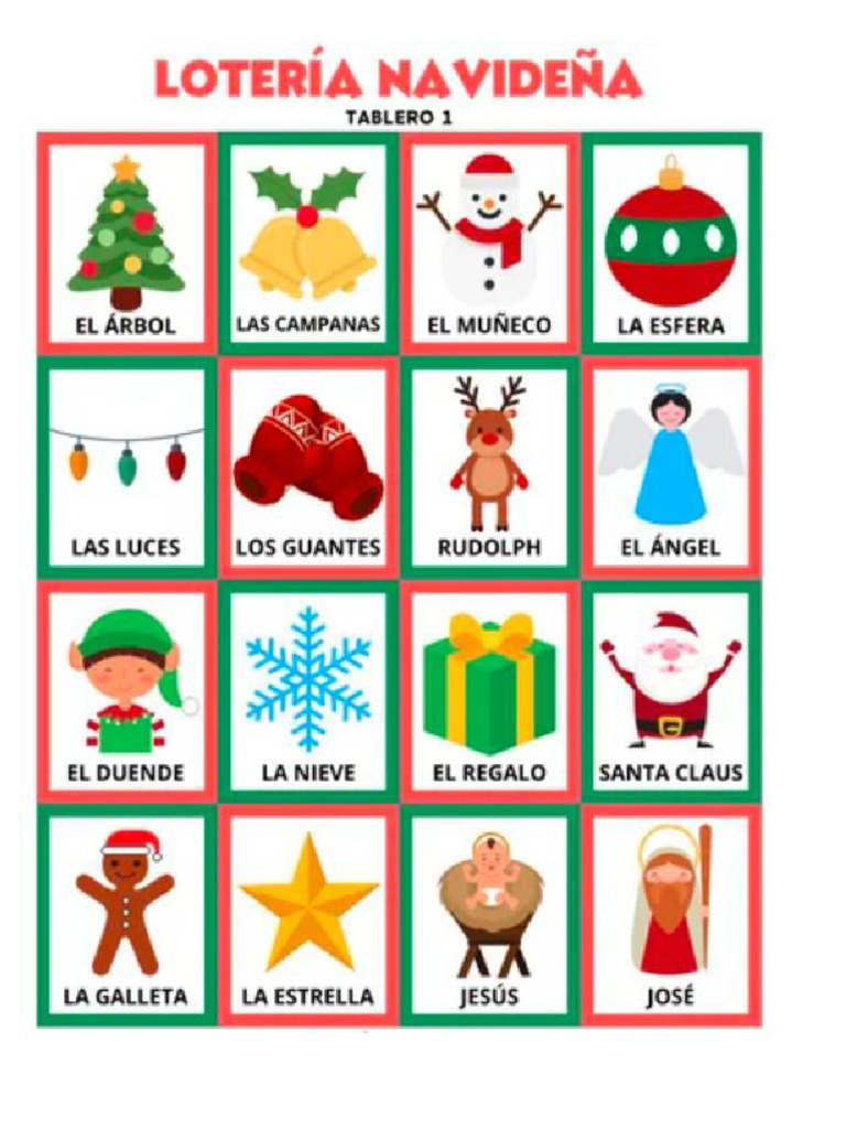 Bingo Navideño | PDF