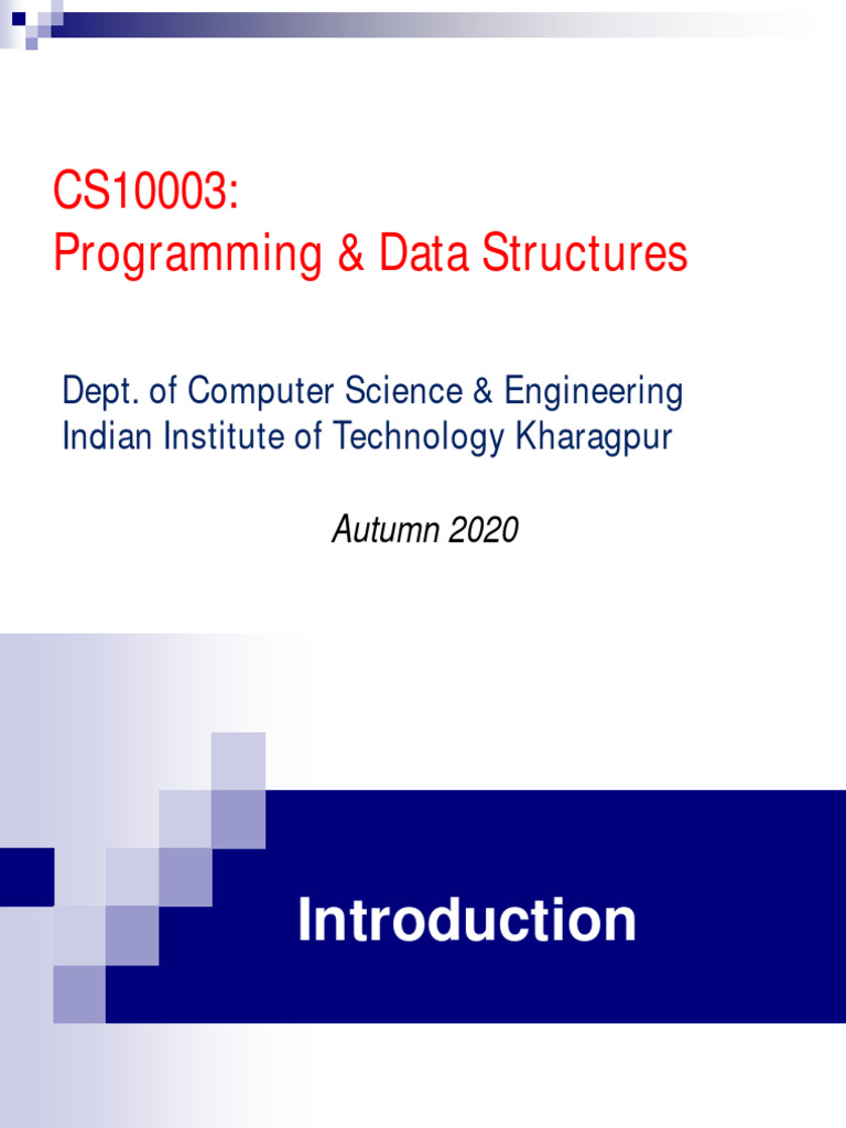 Lec 01 Introduction Pdf Central Processing Unit Computer Data Storage