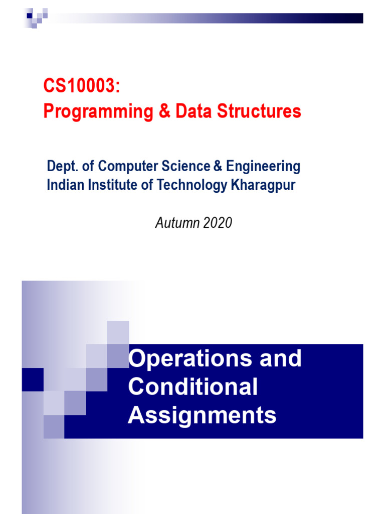 Lec-04-ConditionalStatements | PDF | Boolean Data Type | Computer ... Lec-04-ConditionalStatements | PDF | Boolean Data Type | Computer ...
