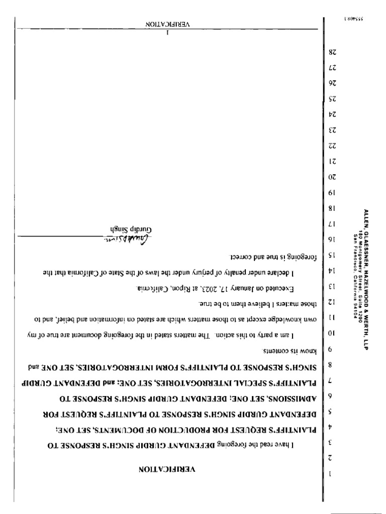 Verification Gurdip and Sekhon and Son | PDF