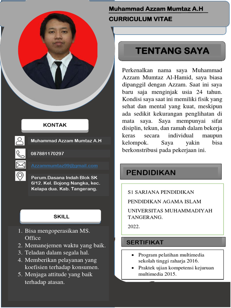 Curriculum Vitae Azzam | PDF