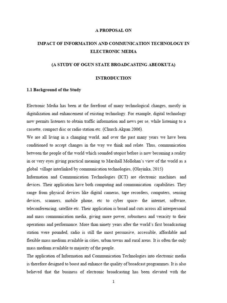 PROJECT PROPOSAL | Download Free PDF | Information Technology | Media ...
