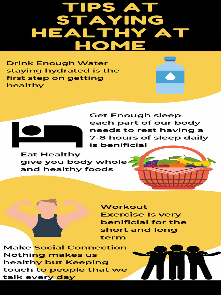Tips for Staying Healthy at Home | PDF | Self-Improvement | Lifestyle