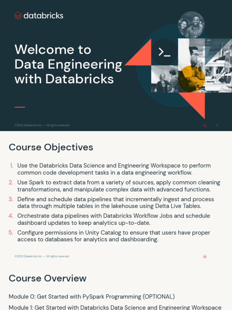 data-engineering-with-databricks (1) | PDF | Apache Spark | Sql