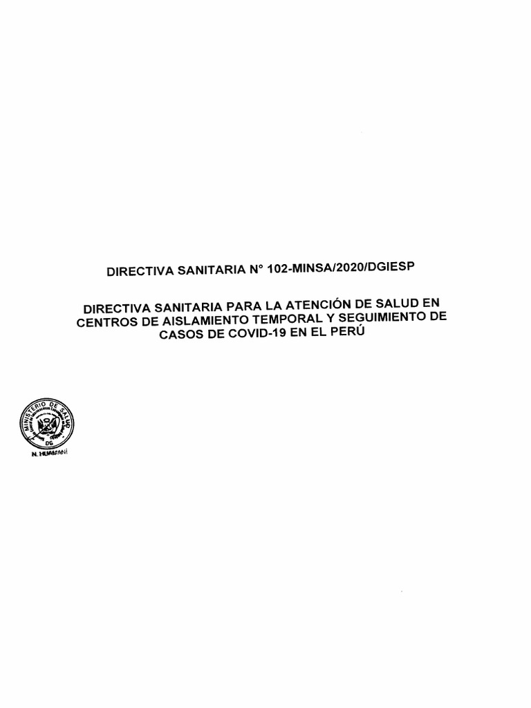 RM - 314 2020 Minsa | PDF