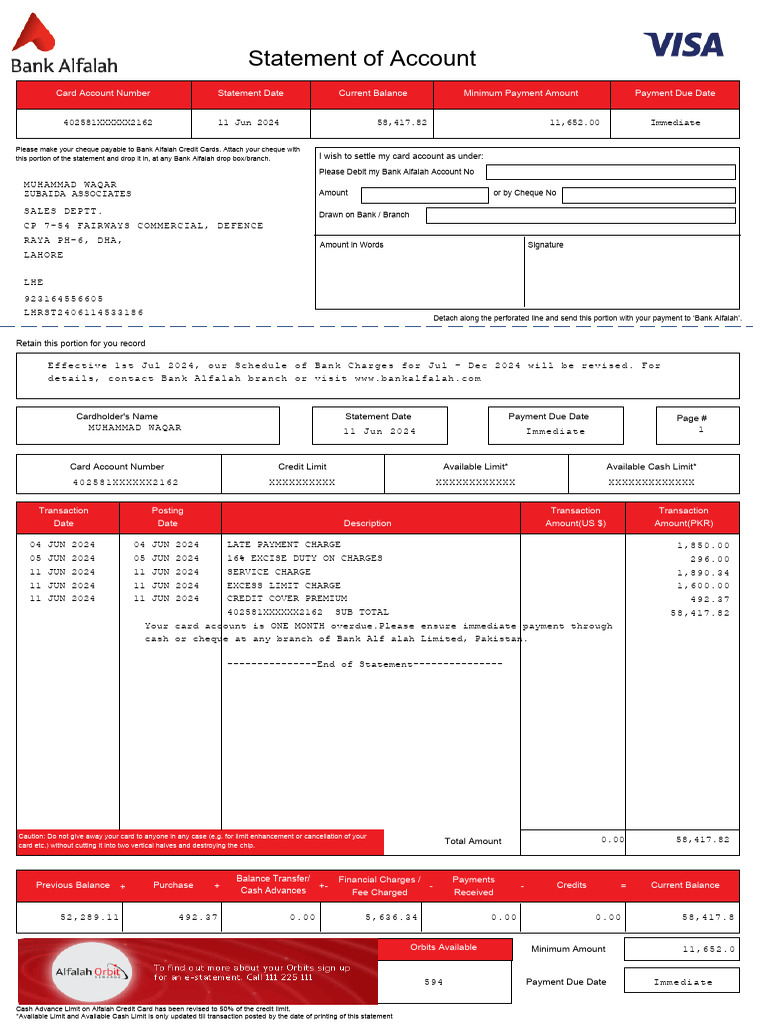 CreditCardStatement15370793 - 2085 - 12-Jun-24 - L | PDF | Credit Card | Payments