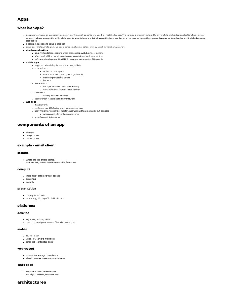 W (1-4) Notes | PDF | Html Element | Networking
