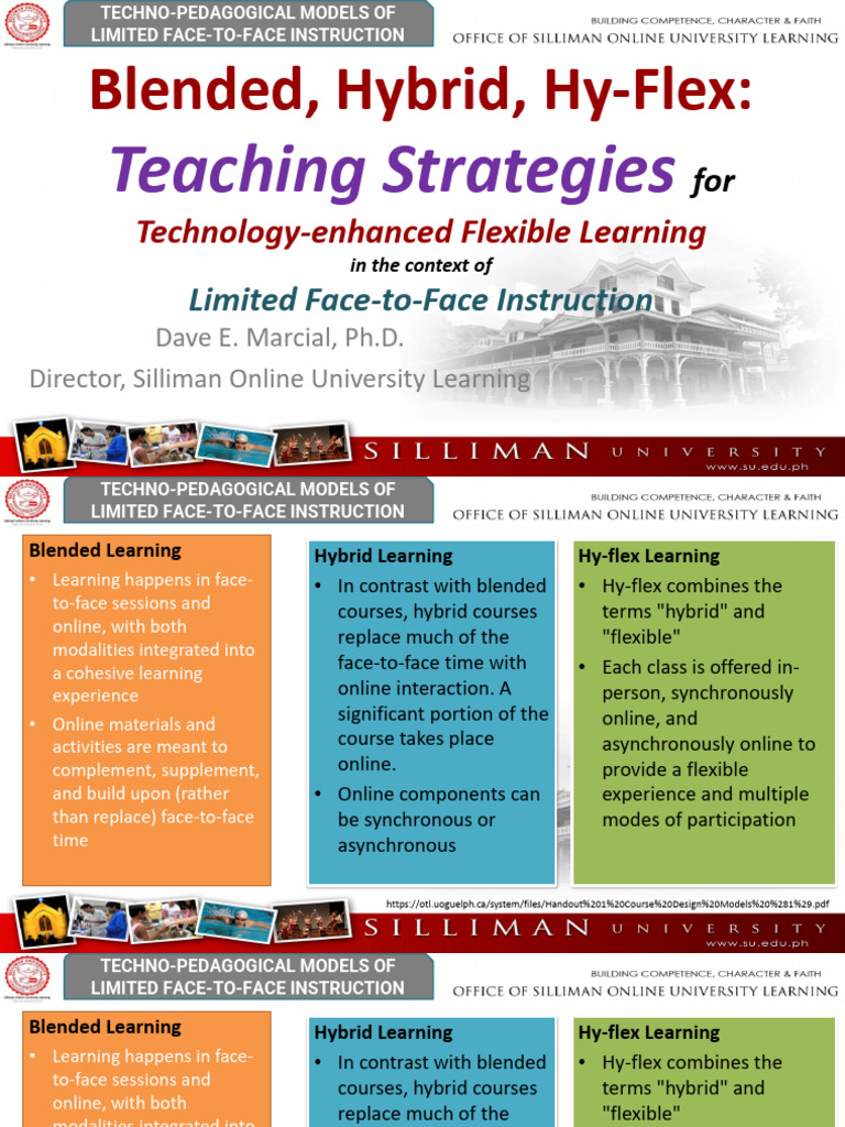 Flexible Learning Models Explained | PDF | Distance Education | Online ...