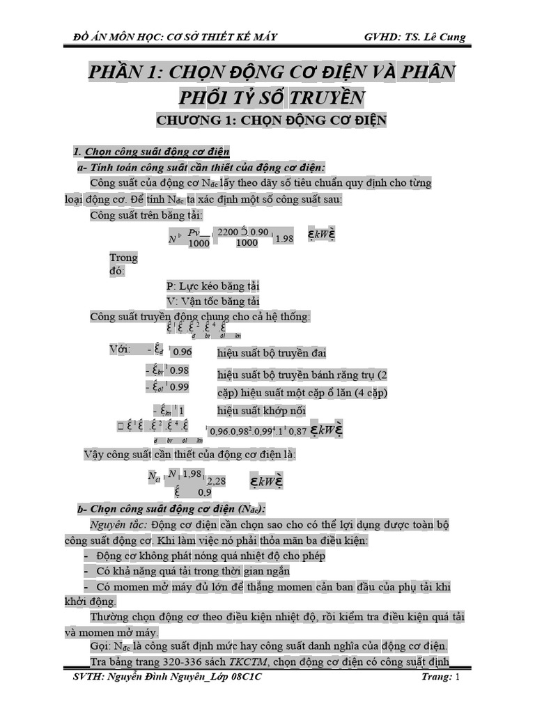 Thuyet Minh DA CTM | PDF