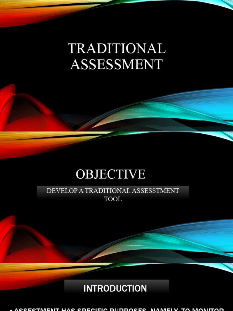 Traditional Assessment | PDF | Educational Assessment | Cognition