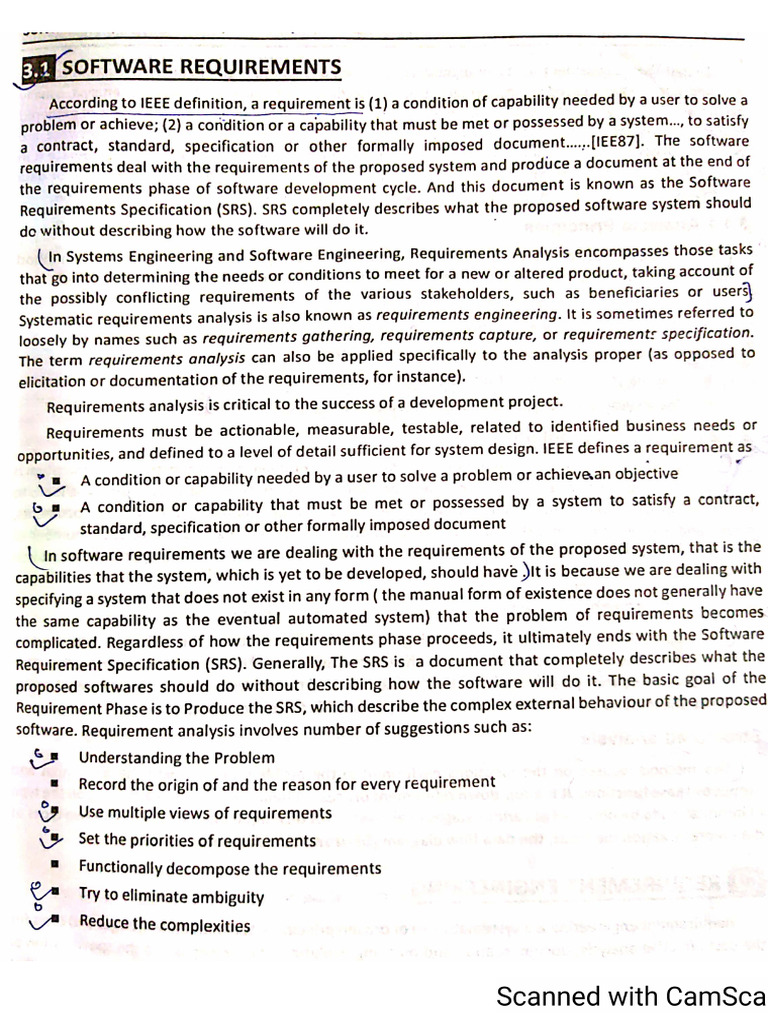 Software Engineering, Topic SRS | PDF